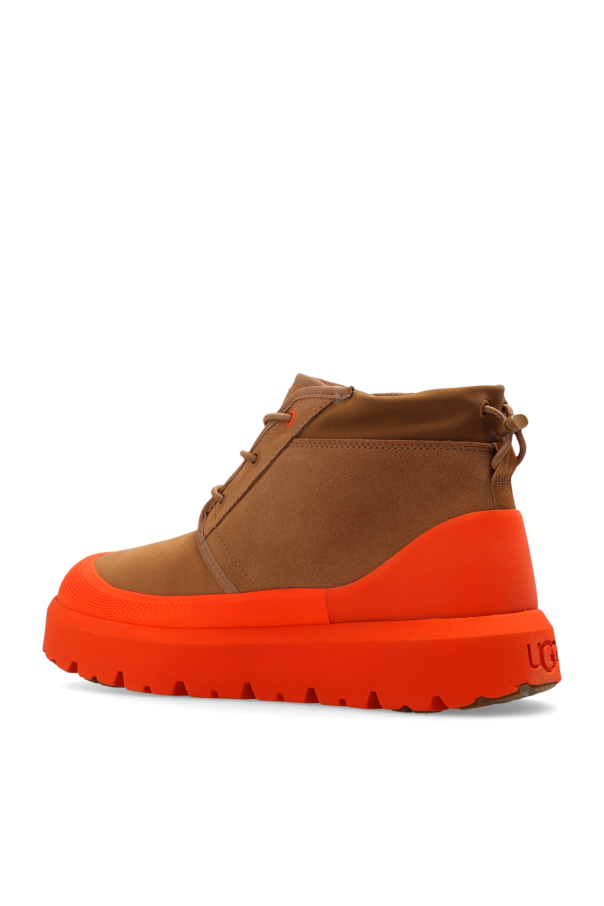 UGG Fluff Bow Mini 1094967 WILL Brown Neumel Weather Hybrid suede boots UGG SchaferandweinerShops Canada
